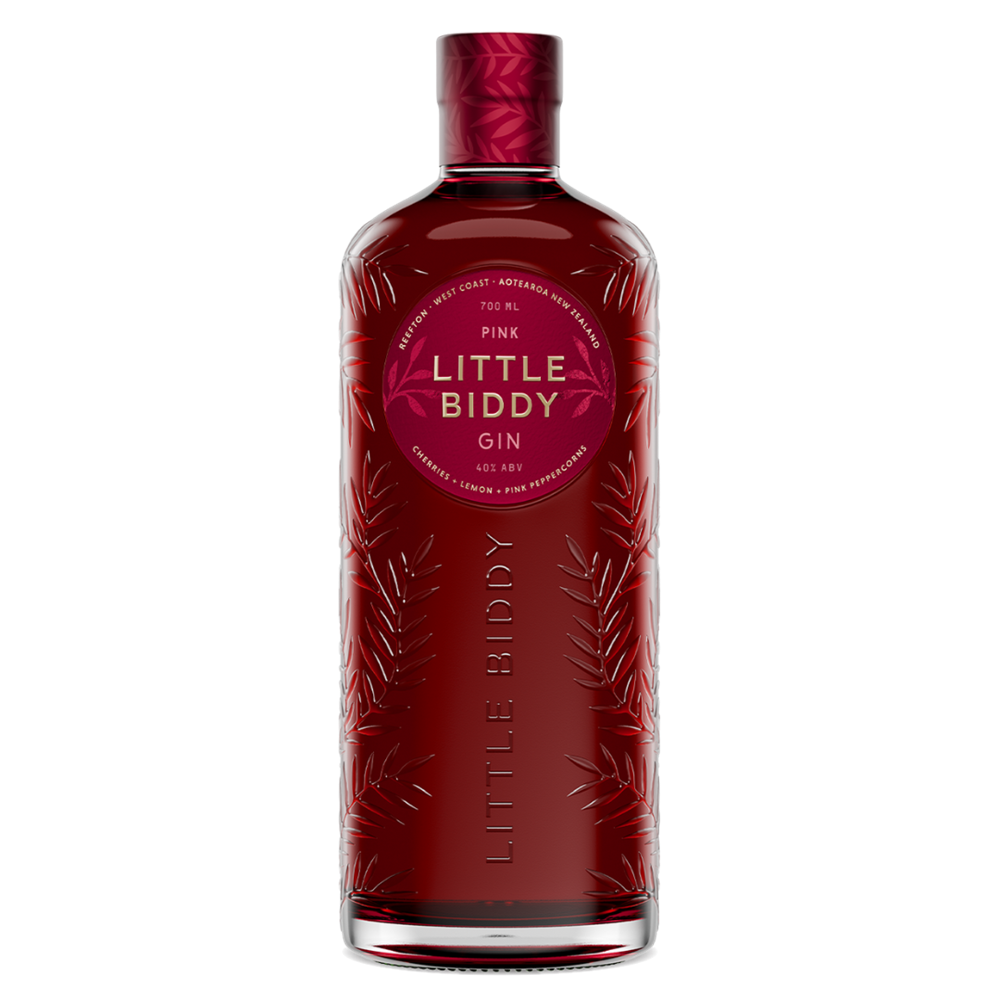 Reefton Little Biddy Pink Gin 700mL – TaxFreeSpirits