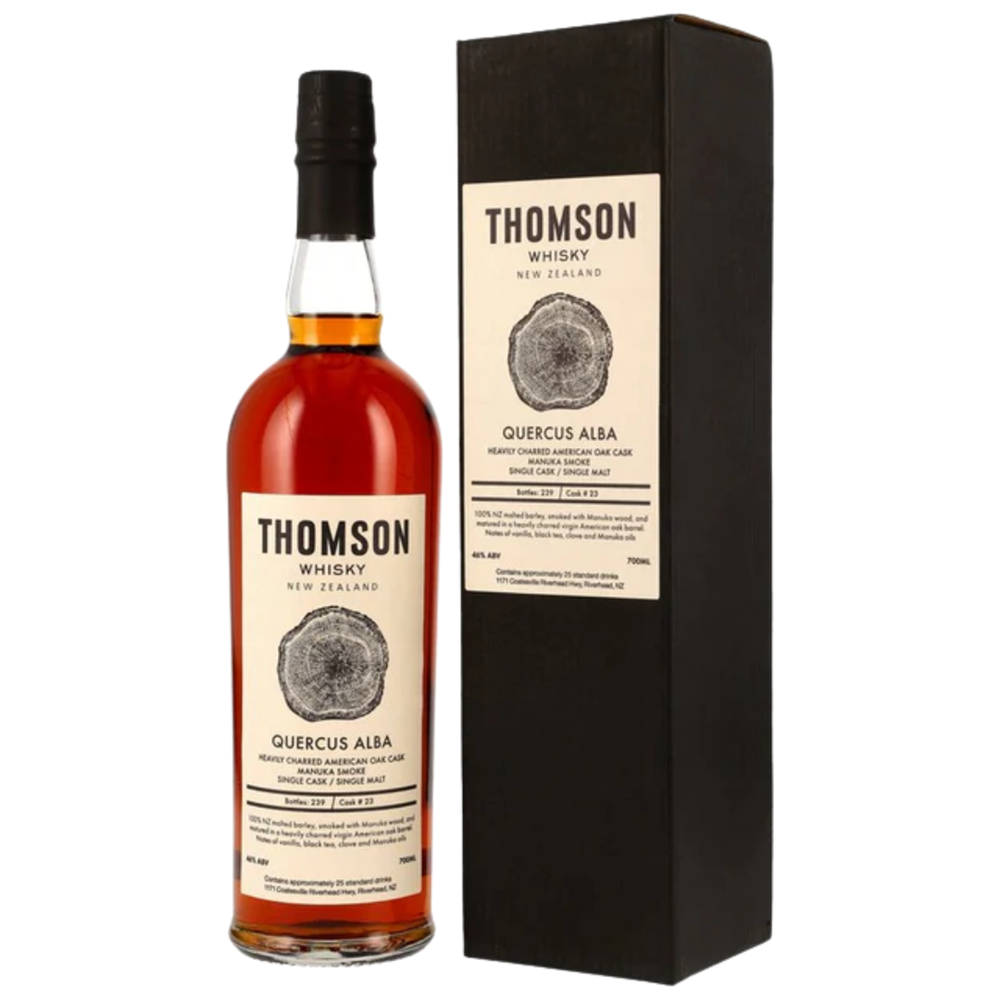 Thomson New Zealand Single Malt Whiskey - Quercus Alba Single Cask #23 ...